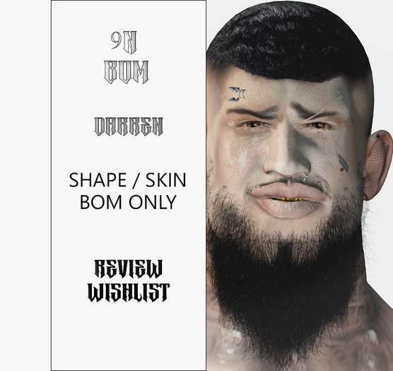 Second Life Marketplace - 9N - Darren Skin / Shape